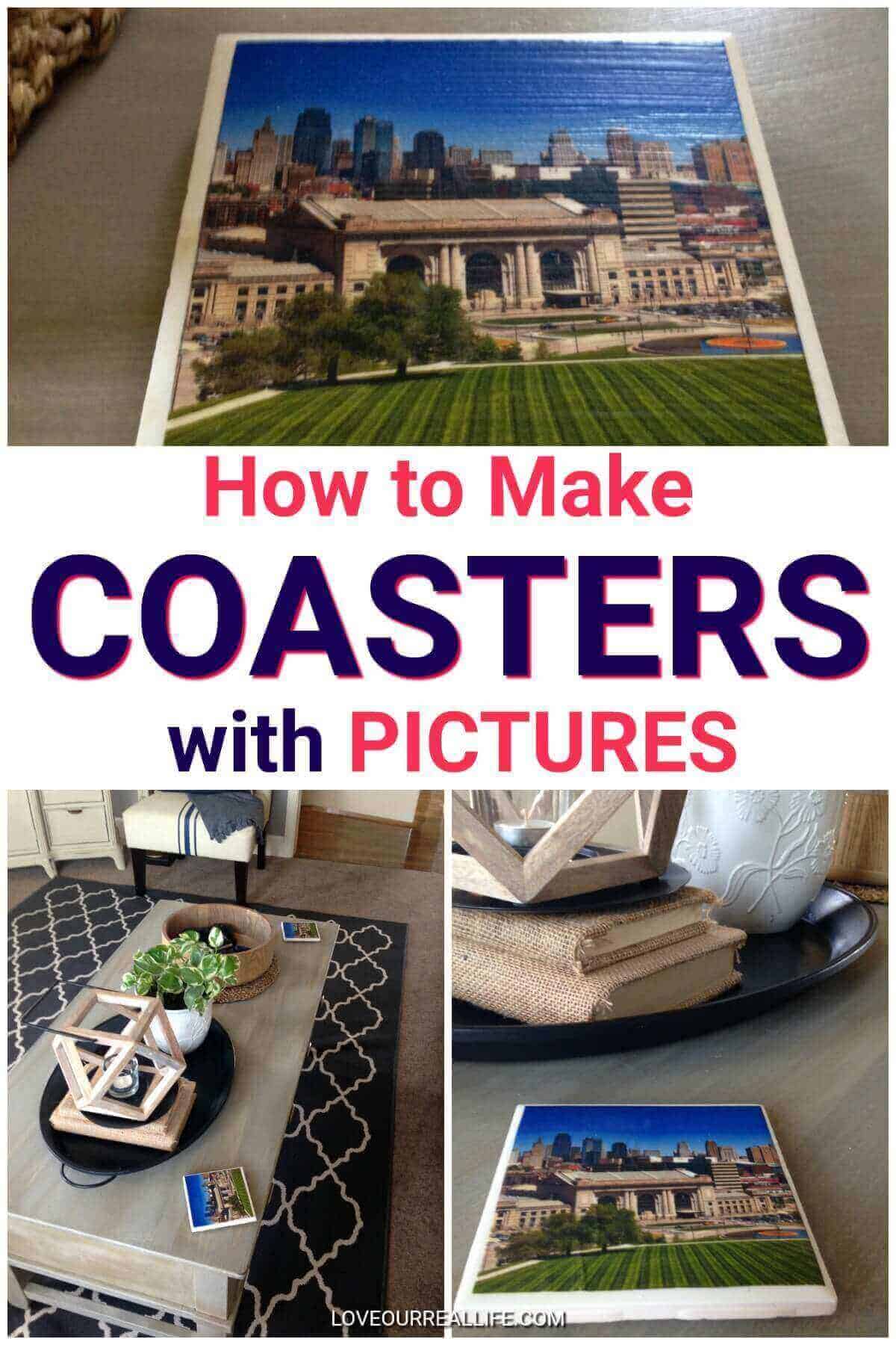 Ceramic Tile DIY Coasters - A Complete How to Guide ⋆ Love Our Real Life