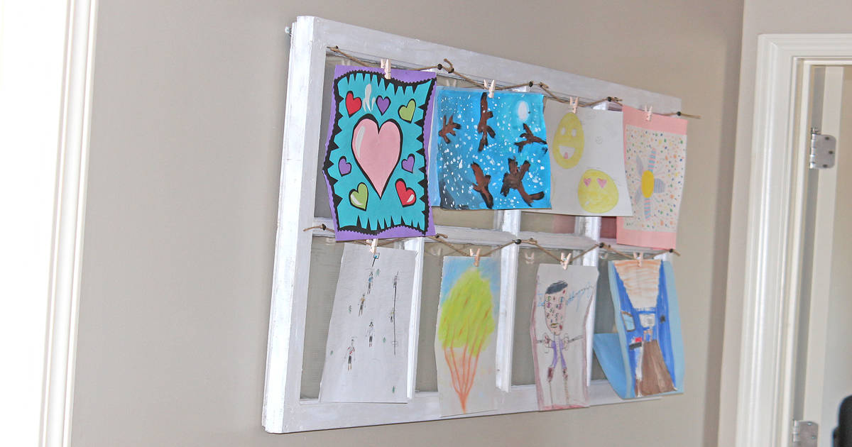 Repurposing a Vintage Window ⋆ Love Our Real Life