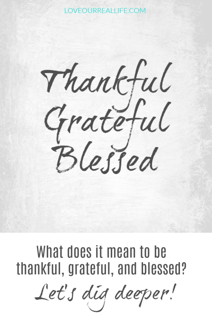 Thanksgiving: Digging Deeper into Thankful Grateful Blessed ⋆ Love Our ...