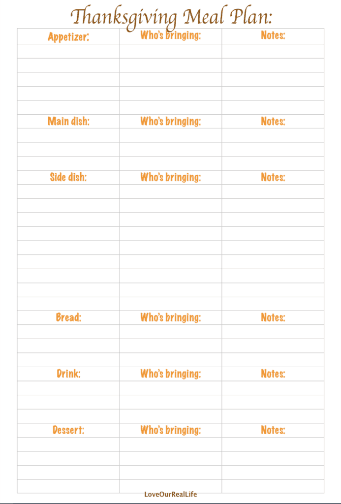 Thanksgiving Bullet Journal Collection ⋆ Love Our Real Life