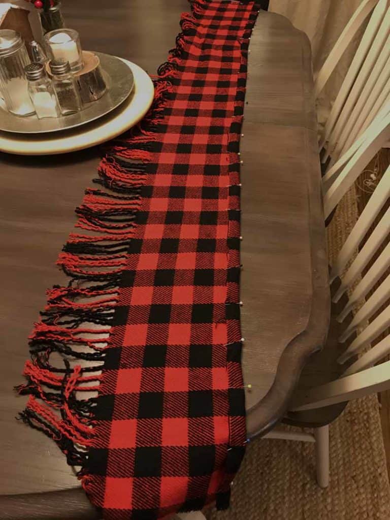 Banner with Burlap and Buffalo Check ⋆ Love Our Real Life