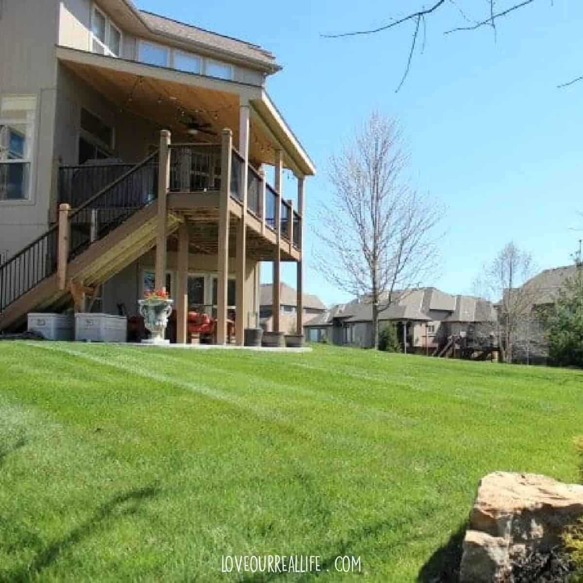 Deck and Backyard Makeover: Before and After ⋆ Love Our Real Life