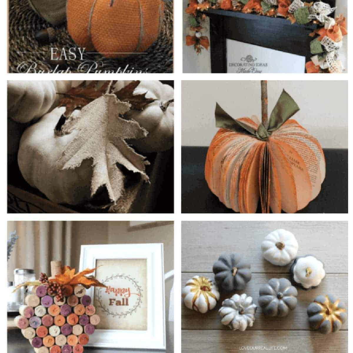 10 Easy Fall Crafts and Home Decor DIYs ⋆ Love Our Real Life