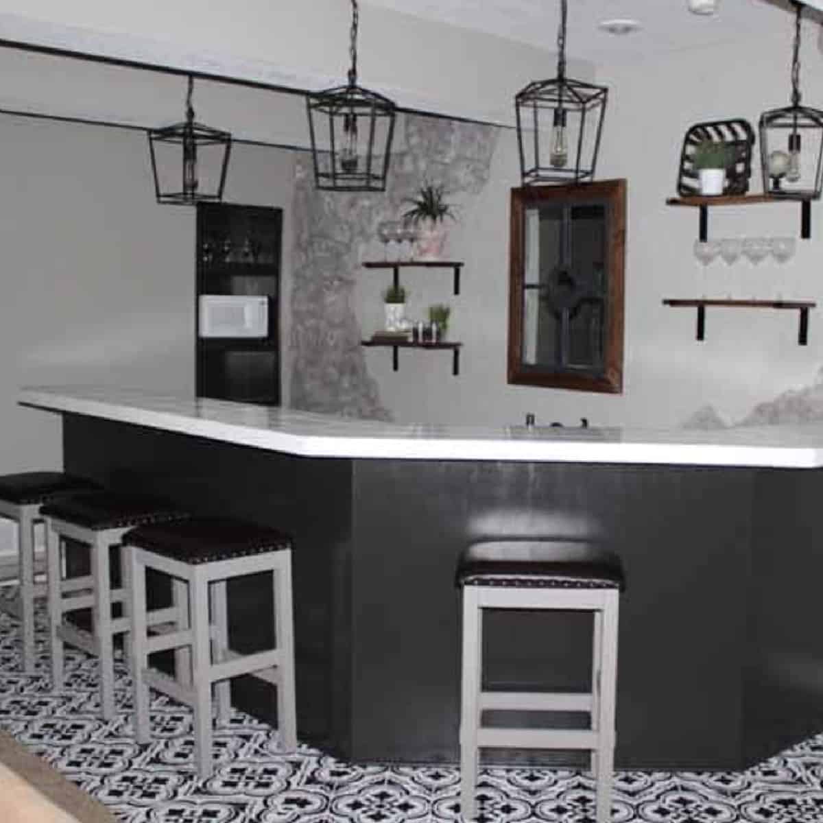 How to Paint Tile Countertops / Before and After ⋆ Love Our Real Life