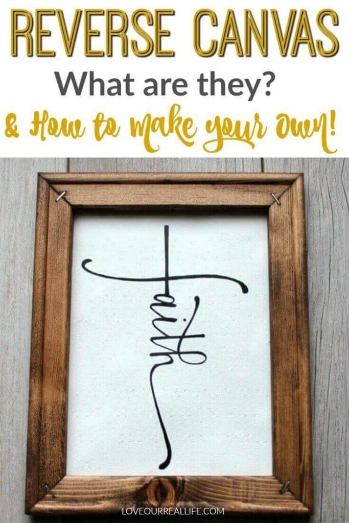 Reverse Canvas DIY Signs // What Are They and how to Make Your Own! ⋆ ...