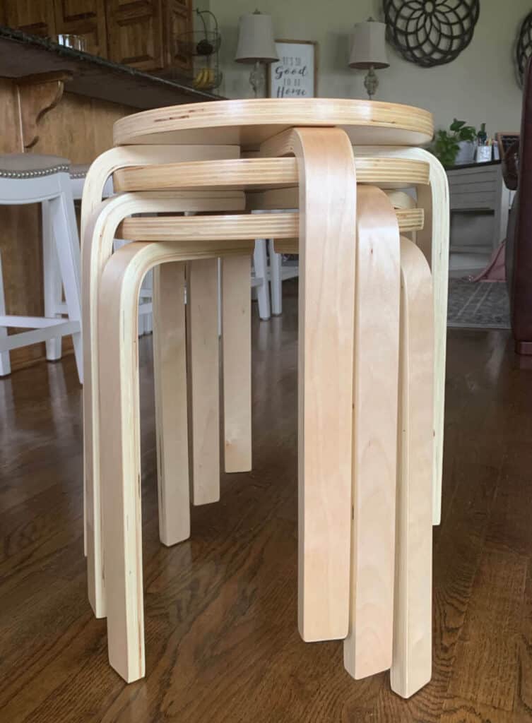 Paint Dipped Bar Stools: The Cheater Method ⋆ Love Our Real Life