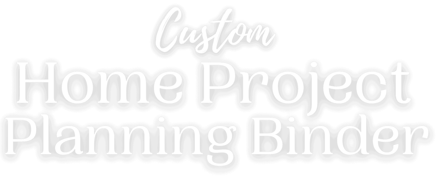 Home Project Planning Binder-TDF ⋆ Love Our Real Life