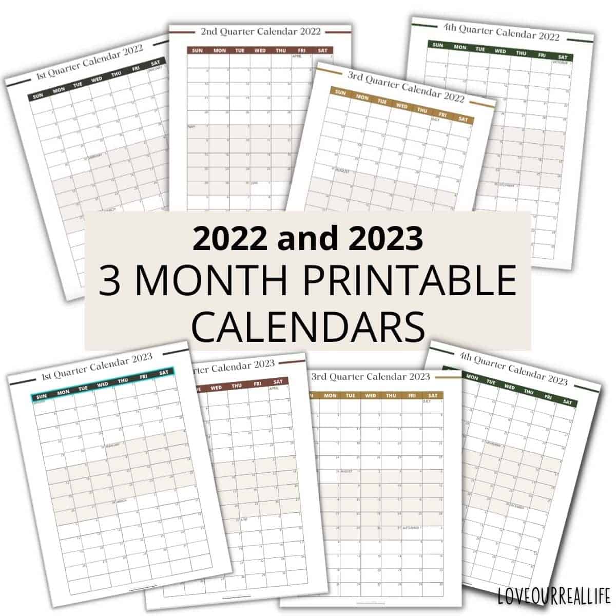 2022 2023 Printable Month By Month 2022 2023 Printable Month By Month