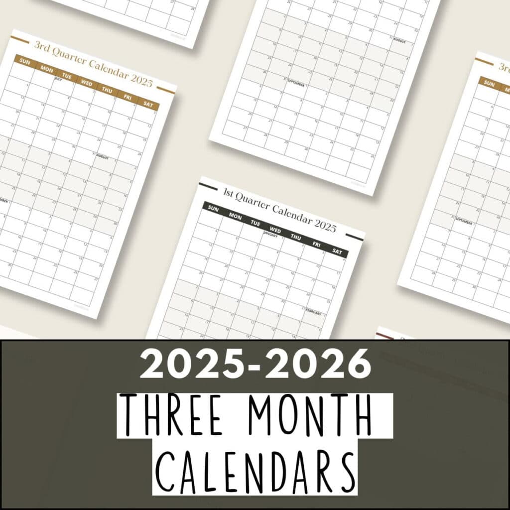 July and August 2024 Printable Calendars (Free) ⋆ Love Our Real Life