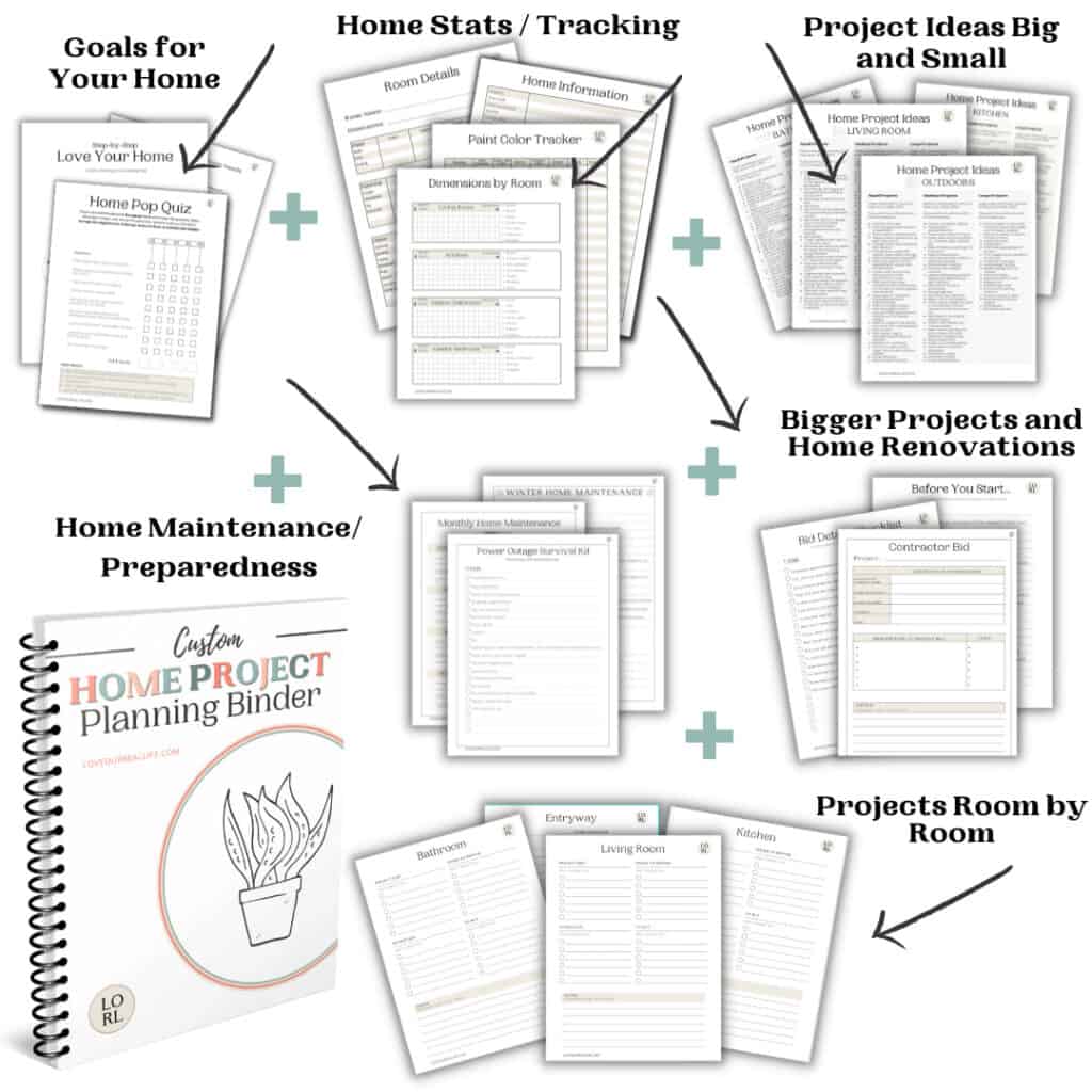 Home Project Planning Binder FB ⋆ Love Our Real Life