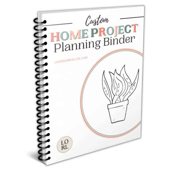 Home Project Planning Binder FB ⋆ Love Our Real Life