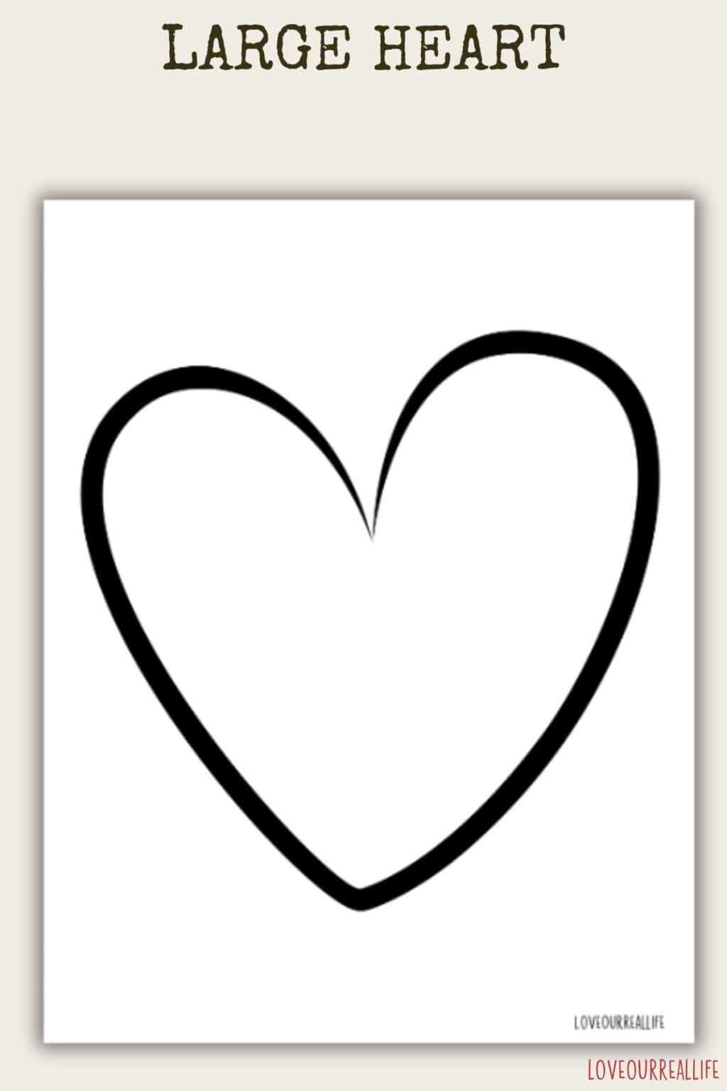 Free Heart Printable Templates: For Coloring and Stencils ⋆ Love Our ...