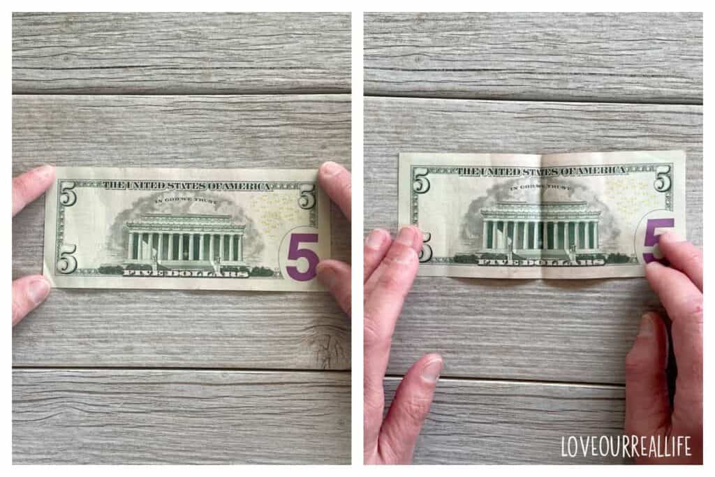 Dollar Bill Heart Origami: Give the Gift of Money - Love Our Real Life