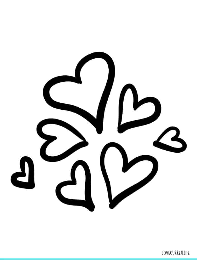 Free Heart Printable Templates: For Coloring and Stencils ⋆ Love Our ...