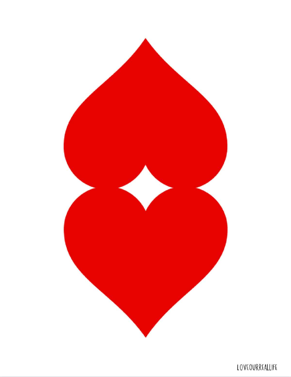 Red Printable Hearts