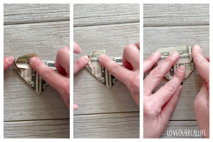 Dollar Bill Heart Origami: Give the Gift of Money - Love Our Real Life