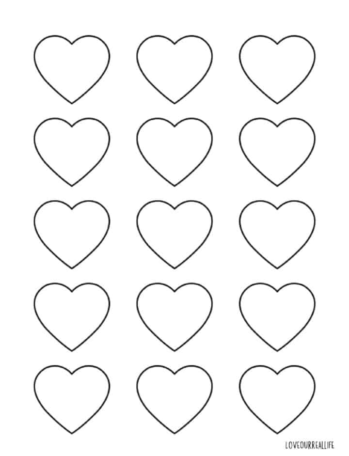 Free Heart Printable Templates: For Coloring and Stencils ⋆ Love Our ...