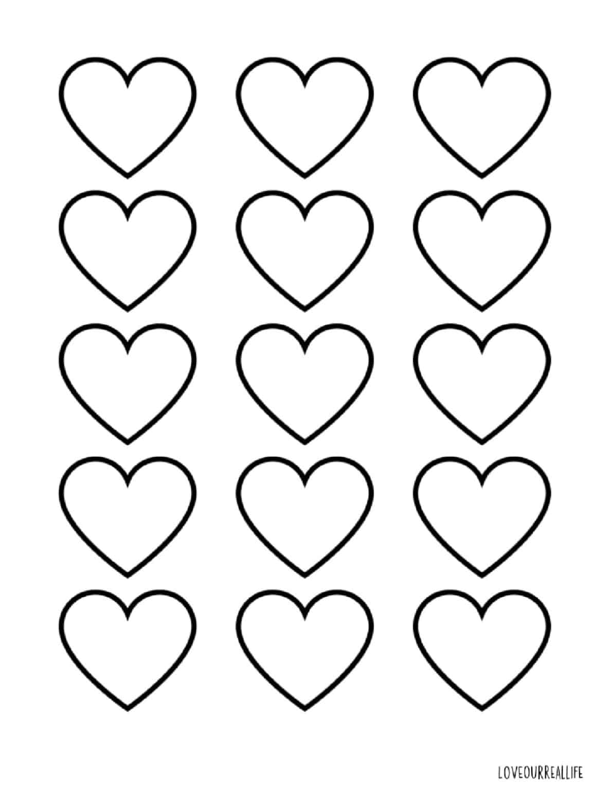 Free Heart Printable Templates: For Coloring and Stencils ⋆ Love Our ...