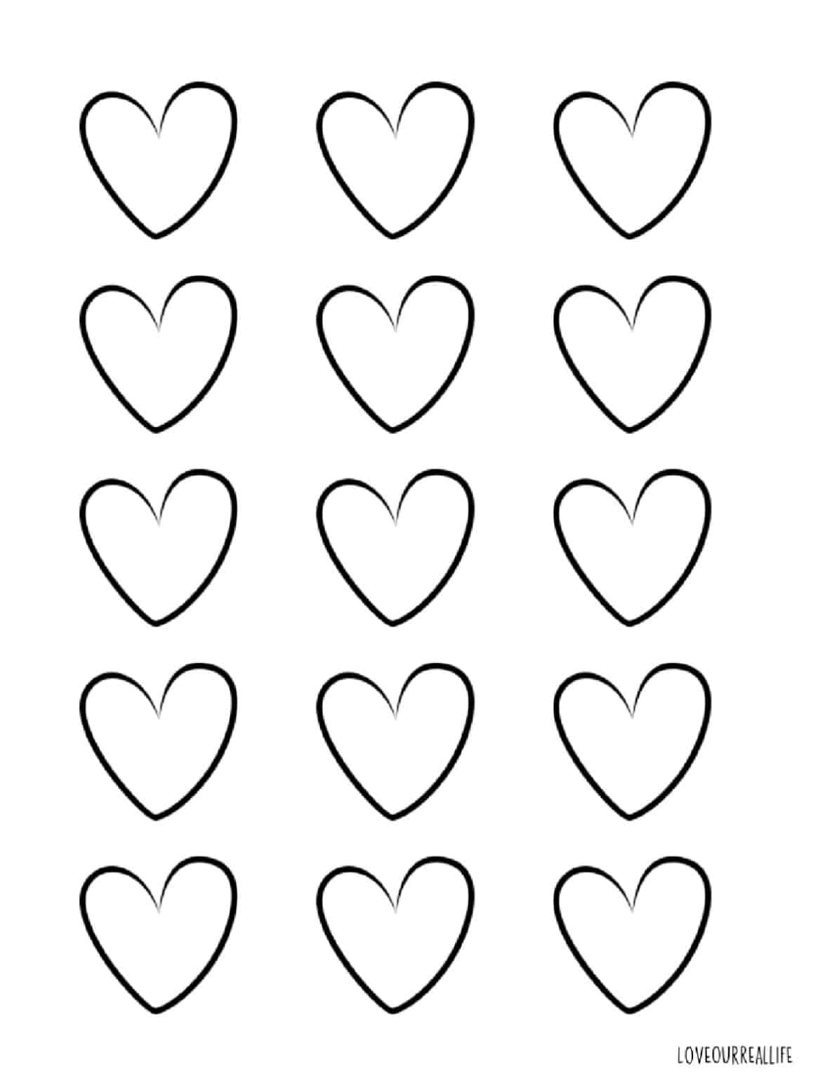 Free Heart Printable Templates: For Coloring and Stencils ⋆ Love Our ...