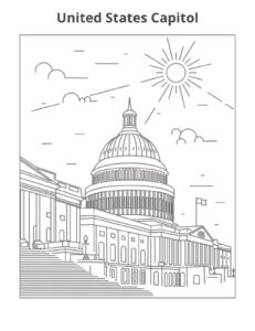 FREE American Flag & USA Coloring Pages - Printable PDFs ⋆ Love Our ...