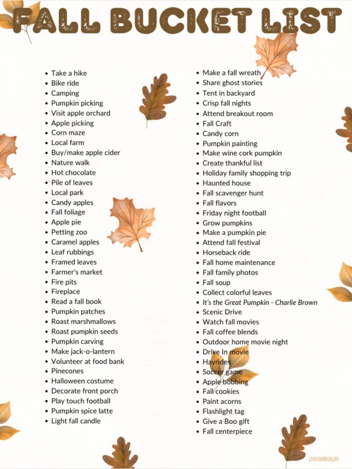 72+ Best Fun Fall Activities for Families - For Kids & Adults ⋆ Love ...