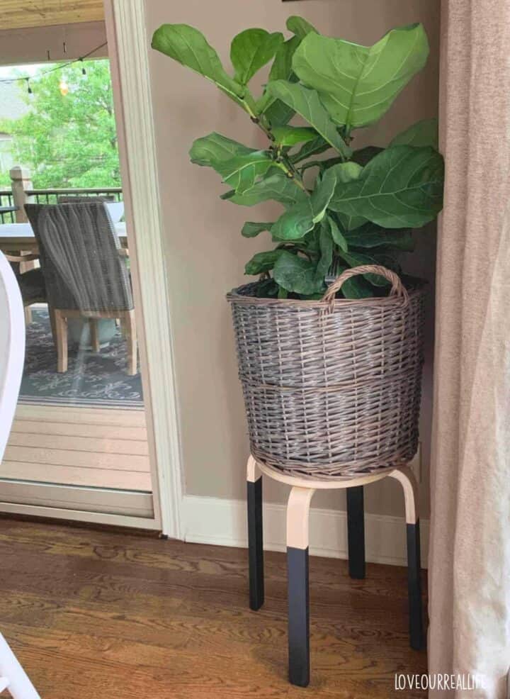 Paint Dipped Bar Stools: The Cheater Method ⋆ Love Our Real Life