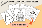 Candy Corn Coloring Pages for Kids - FREE Printables ⋆ Love Our Real Life