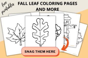 Fall Leaves Coloring Pages + FREE Printable Leaf Templates ⋆ Love Our ...