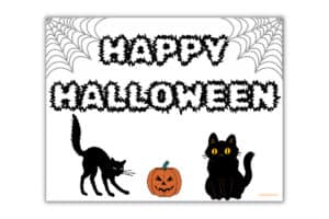 Printable Happy Halloween Sign - 19+ FREE Printables ⋆ Love Our Real Life