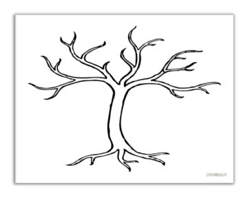 FREE Printable Trees Without Leaves Template - 19 Pages ⋆ Love Our Real ...