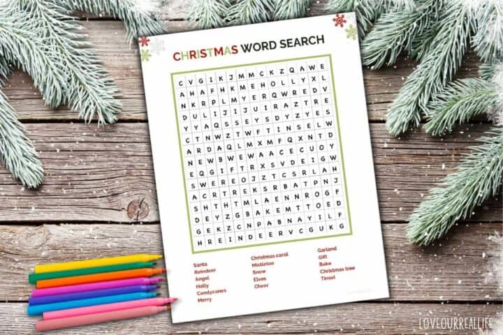 FREE Christmas Word Search Printable - For Kids of All Ages ⋆ Love Our ...