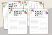 How Many Words Can You Make From Merry Christmas (Printable) ⋆ Love Our ...