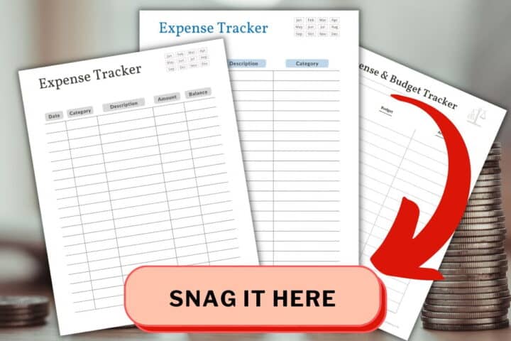 FREE Printable Expense Tracker - Monthly Budget Trackers ⋆ Love Our ...