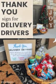 Thank you Delivery Drivers: FREE Printable Sign ⋆ Love Our Real Life