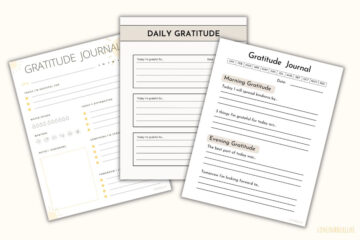 FREE Printable Daily Gratitude Journal Template with Prompts ⋆ Love Our ...