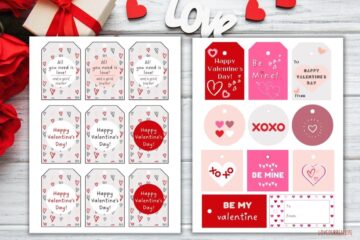 FREE Printable Valentine's Gift Tags for Teachers ⋆ Love Our Real Life
