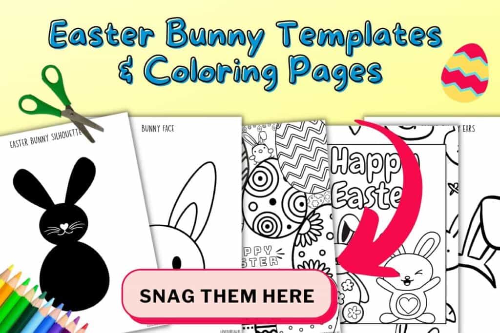 FREE Printable Easter Bunny Templates ⋆ Love Our Real Life