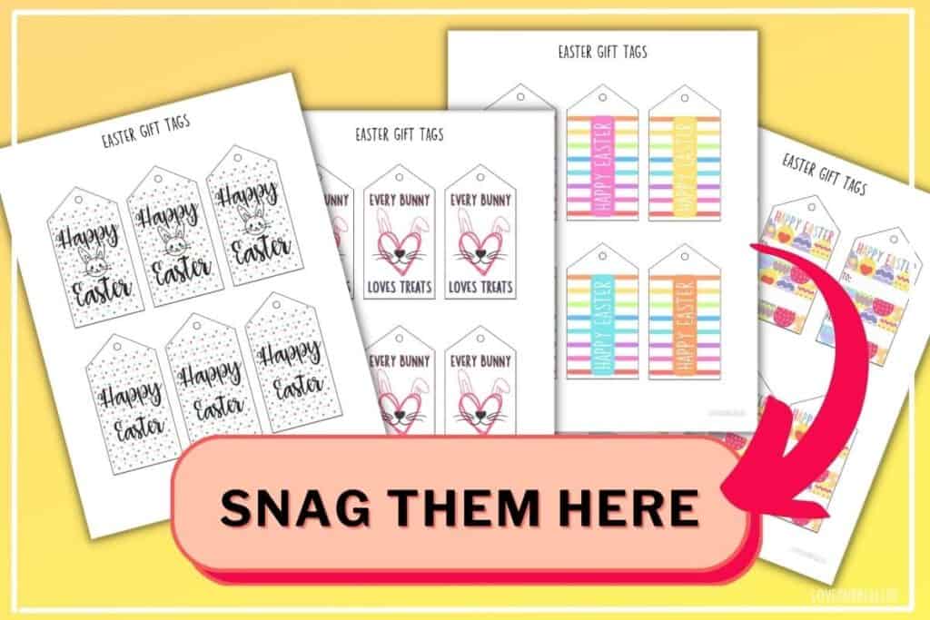 FREE Printable Easter Gift Tags for Easter Baskets or Gifts ⋆ Love Our ...