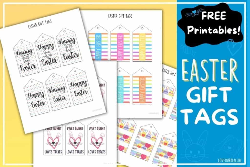 FREE Printable Easter Gift Tags for Easter Baskets or Gifts ⋆ Love Our ...