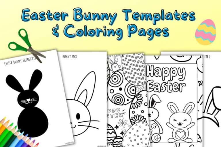 FREE Printable Easter Bunny Templates ⋆ Love Our Real Life