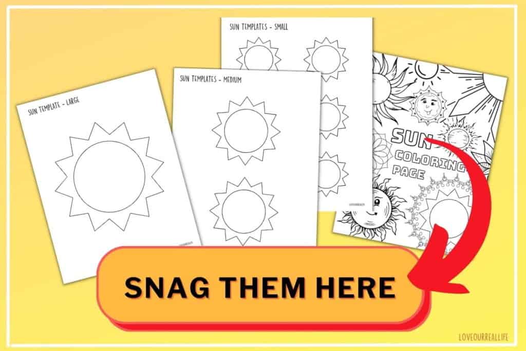 Sun Template Printable - Free Templates & Coloring Pages ⋆ Love Our ...
