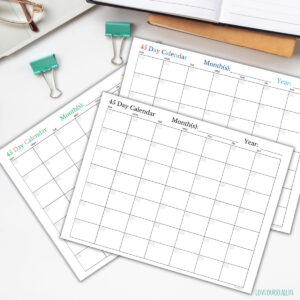 FREE Printable Days of the Week Calendar- Home or Classroom ⋆ Love Our ...