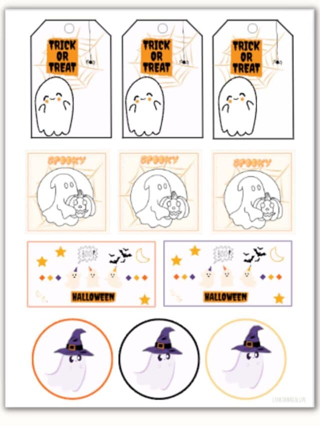 Free Happy Halloween Gift Tag Printables ⋆ Love Our Real Life