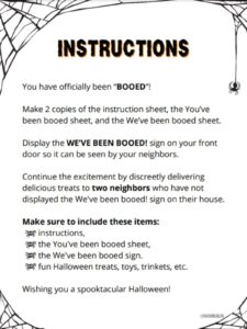 FREE Printable You've Been Booed Signs for Halloween ⋆ Love Our Real Life