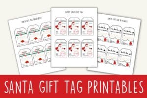 Free Printable Santa Gift Tags (Download Instantly to Print) ⋆ Love Our ...