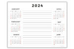 Six Months Calendar Printable - FREE Template ⋆ Love Our Real Life