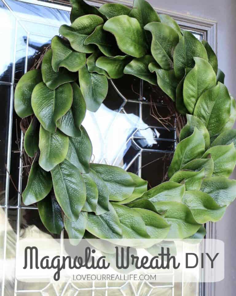Magnolia Wreath DIY: Make Your Own in Minutes ⋆ Love Our Real Life