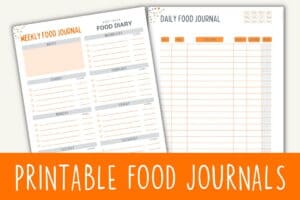 FREE Printable Food Journal Diary - PDF Template Tracker ⋆ Love Our ...