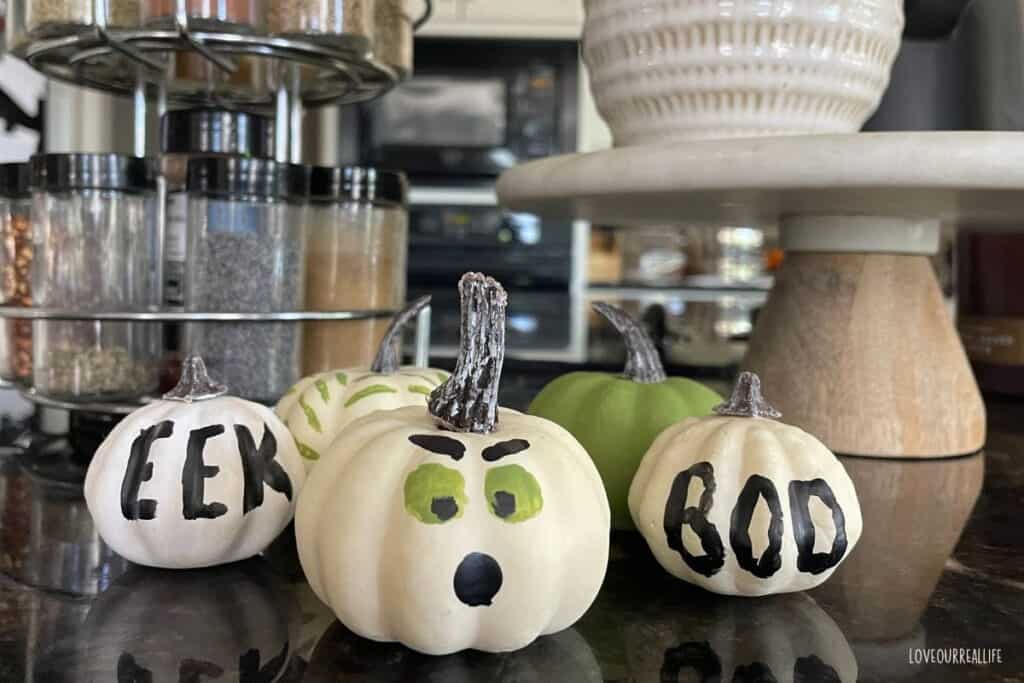 Creative Pumpkin Painting: Halloween Decor DIY ⋆ Love Our Real Life