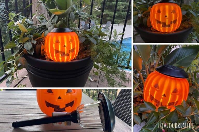 DIY Solar Pumpkin Lantern: A Fun and Easy Fall Craft ⋆ Love Our Real Life